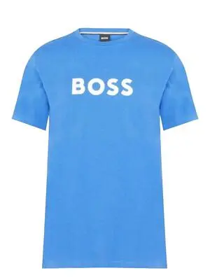 Hugo Boss Logo Short-sleeved T-shirt - Blue