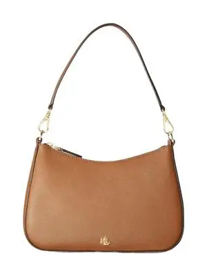 Ralph Lauren Danni Leather Shoulder Bag - Brown