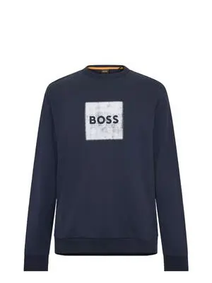 Hugo Boss Crewneck Sweatshirt With Logo Detail - Black