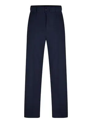 Dries Van Noten Wool-blend Mid-rise Long Pants - Black