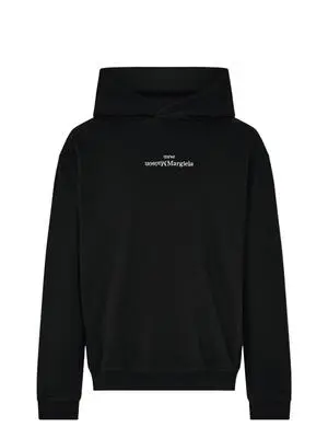 MAISON MARGIELA Hoodie With Logo - Black
