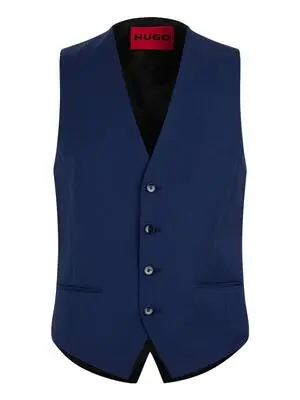 Hugo Boss Slim Fit Waistcoat - Blue