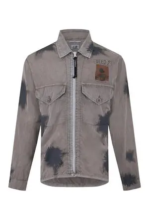 C.P. COMPANY Seed 2 Zip Overshirt - Gray