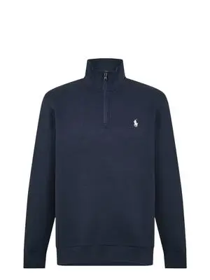 Polo Ralph Lauren Logo Zip-up Sweatshirt - Black