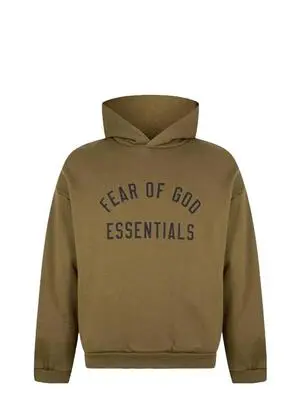 Fear Of God Logo Hooded Sweatshirt - Green