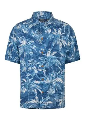 Polo Ralph Lauren Printed Short-sleeved Shirt - Blue