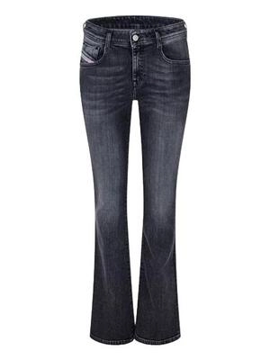 DIESEL® Flared Jeans With Five Pockets - Black