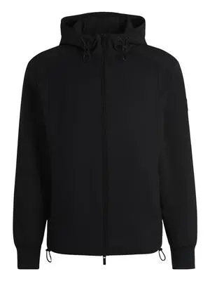 Hugo Boss Zip-up Hooded Jacket - Black
