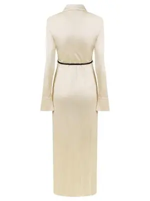 Givenchy Voyou Belted Maxi Dress - Nude