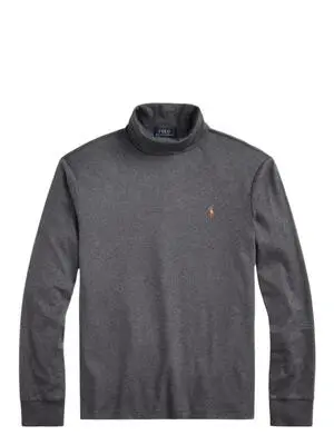Polo Ralph Lauren Turtleneck Sweater With Embroidered Pony - Black