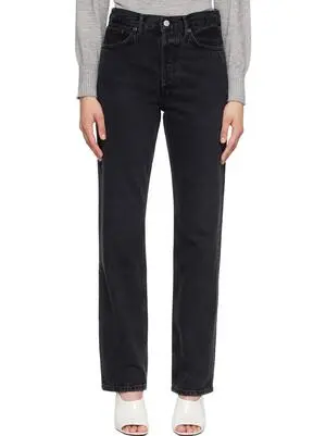 AGOLDE Agolde Non-Stretch High-Waisted Straight-Leg Jeans