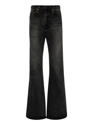 BALENCIAGA Balenciaga Flared Jeans In Washed Black