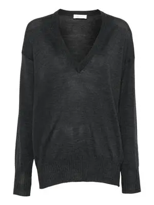 ROBERTO COLLINA V-neck Long Sleeve Sweater - No