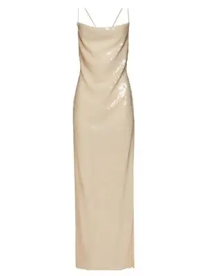 MAGDA BUTRYM Magda Butrym Sequined Tulle Maxi Dress