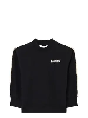 Palm Angels Long-sleeve Sweatshirt With Ribbed Trim - Black