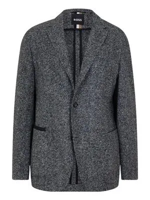 Hugo Boss Single-breasted Blazer - Black