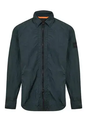 HUGO BOSS Hugo Boss Stand Collar Long Sleeve Zip-Up Coat