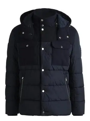 Hugo Boss Technical Field Jacket With Detachable Hood - Black