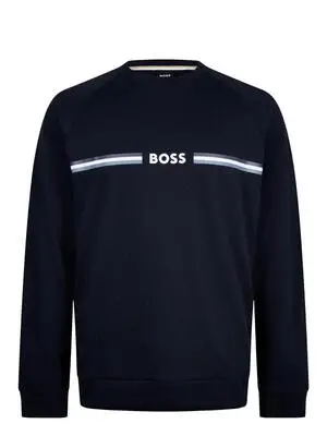 Hugo Boss Minimalist Crew Neck Long-sleeve T-shirt - Black