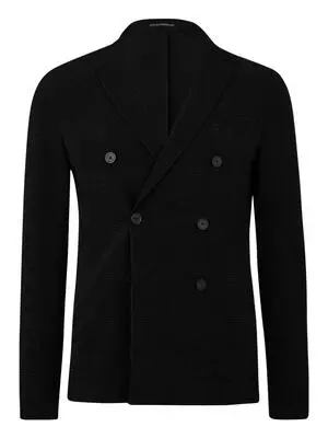 Emporio Armani Solid-colored Blazer - Black