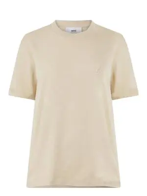 AMI Paris Ami Paris Logo T-Shirt Nude