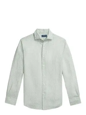 POLO RALPH LAUREN Custom Fit Mallet-Print Linen Shirt