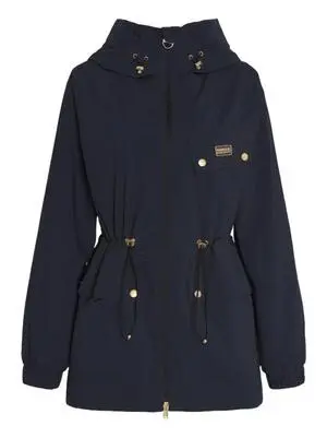 Barbour Alicia Waterproof Jacket With Drawstring Waist - Black