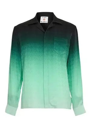 Casablanca Gradient Long-sleeved Shirt - Green