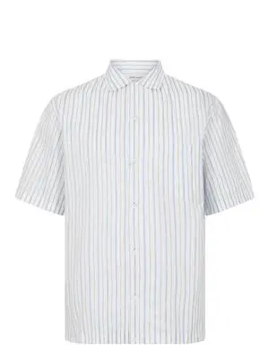 Alexander McQueen Short-sleeved Slim-fit Shirt - White