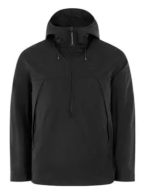 C.P. COMPANY Hooded Lightweight Trench Coat - Black