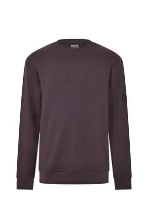 Barbour Curve Crew Sweatshirt - Java Red