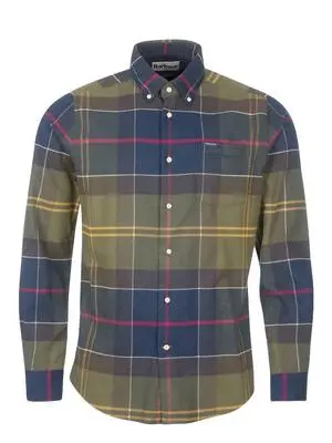 Barbour Edderton Long Sleeve Patterned Shirt - Black