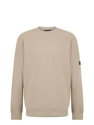 Barbour Curve Crew Sweatshirt - Concrete