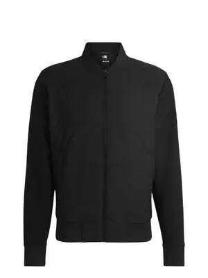 Hugo Boss Hbb Skiles100 Full Zipped Sweatshirt - Black