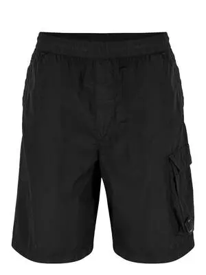 C.P. COMPANY Bermuda Cargo Shorts - Black