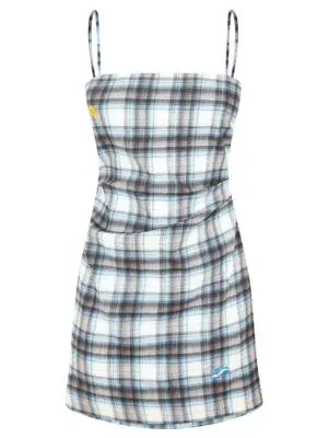 Acne Studios Check Dress - Gray