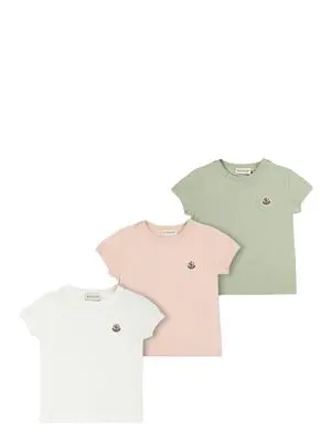 MONCLER Moncler Three-Pack Crew Neck T-Shirts With Logo Detail