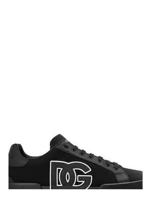 Dolce & Gabbana Portofino Canvas Sneakers - Black