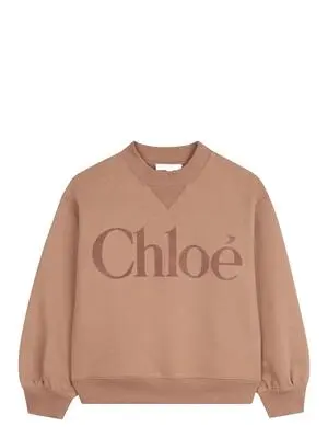 Chloé Knitted Sweatshirt With Logo - Black