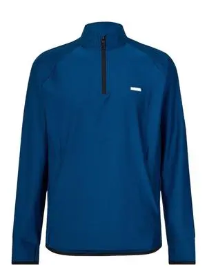 Hugo Boss Sweat Active Zip Up Top - Blue