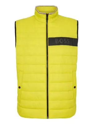Hugo Boss Puffer Gilet - Yellow