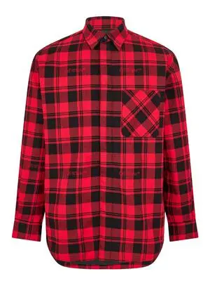 Off-White Padded Overshirt Sn99 - Red