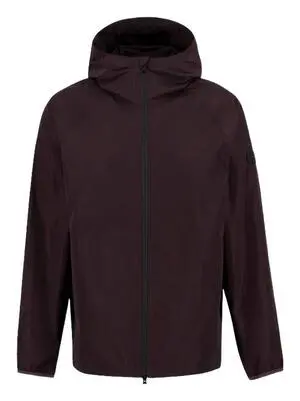 Barbour Peckett Showerproof Jacket With Hood - Java Red