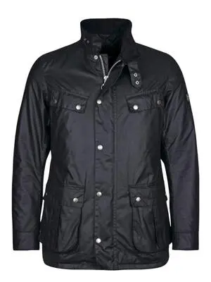 Barbour Tourer Duke Wax Jacket - Black