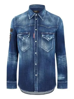 Dsquared2 Long-sleeve Denim Shirt - Blue