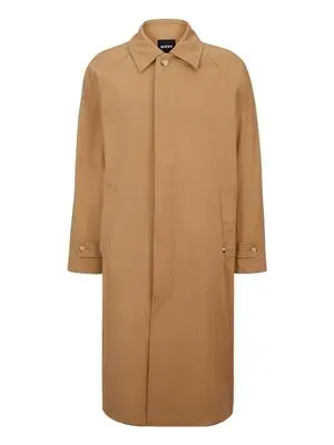 Hugo Boss Hugo Colored Long Car Coat - Brown