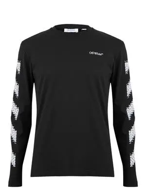 Off-White Logo Long-sleeve T-shirt - Black
