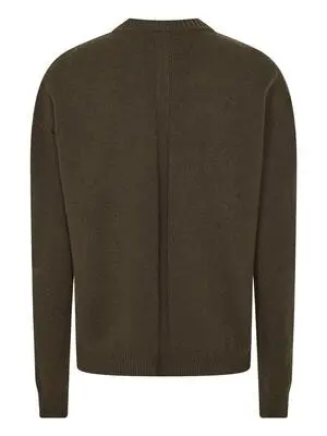 Rick Owens Crew Neck Knit Sweater - Green