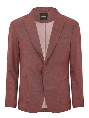 Hugo Boss Single-breasted Blazer - Red