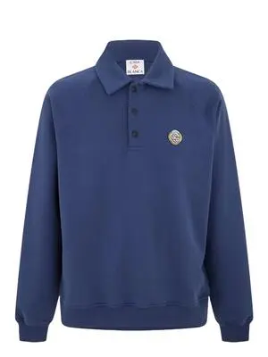 Casablanca Logo Patch Sweatshirt - Blue